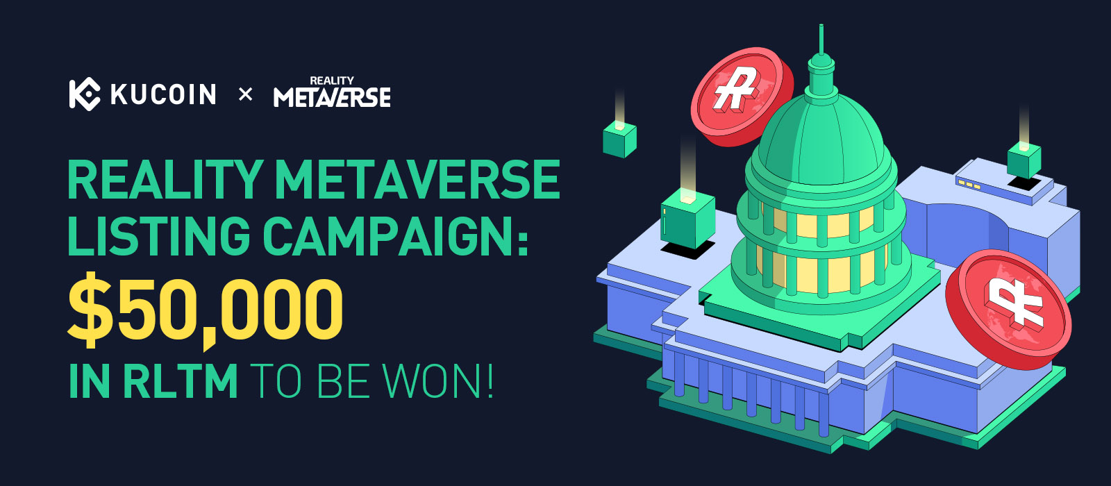Reality Metaverse Listing Campaign: $50,000 in RLTM To Be Won! - Kucoin | CoinCarp