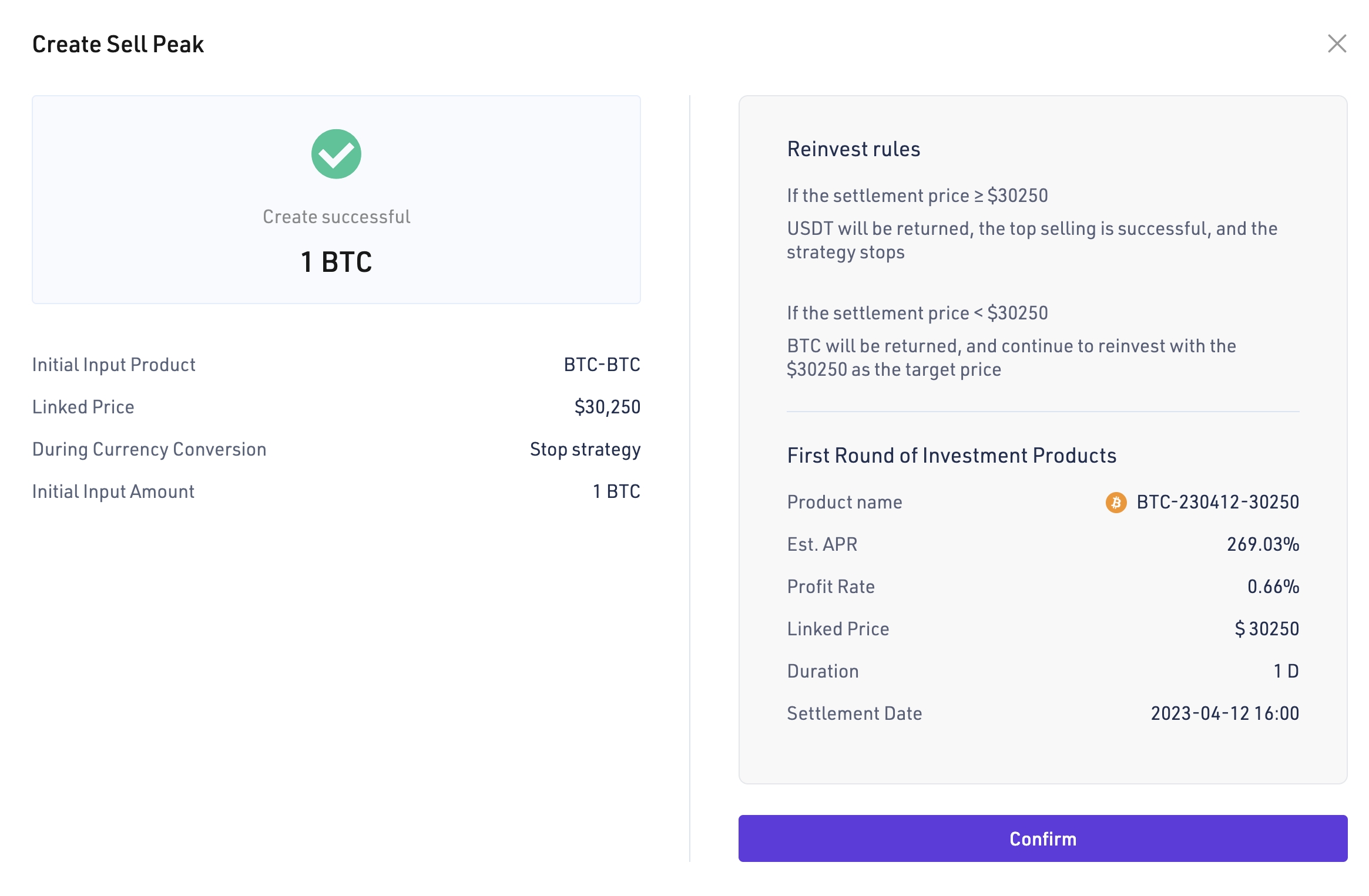 Sell Peak Tutorial - BigONE | CoinCarp