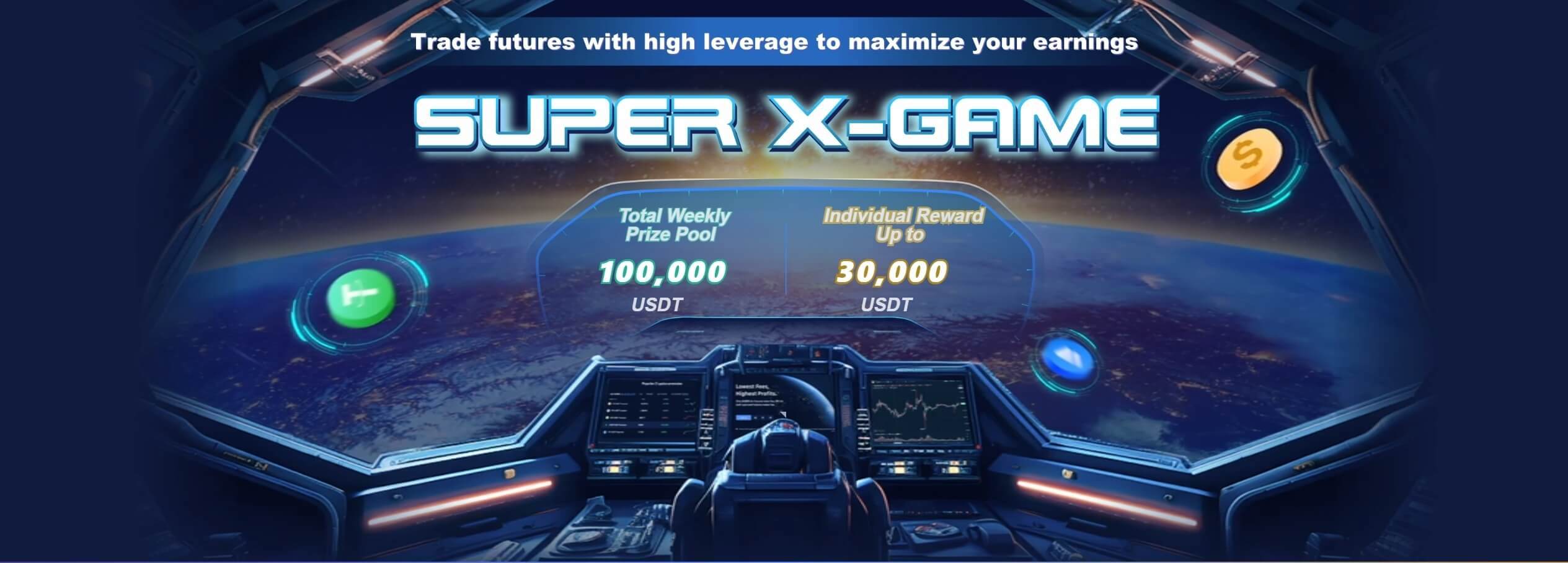 All New Super X-Game Phase 21 Launch: Trade Futures with 21-200x Leverage. 100,000 USDT Prize ...