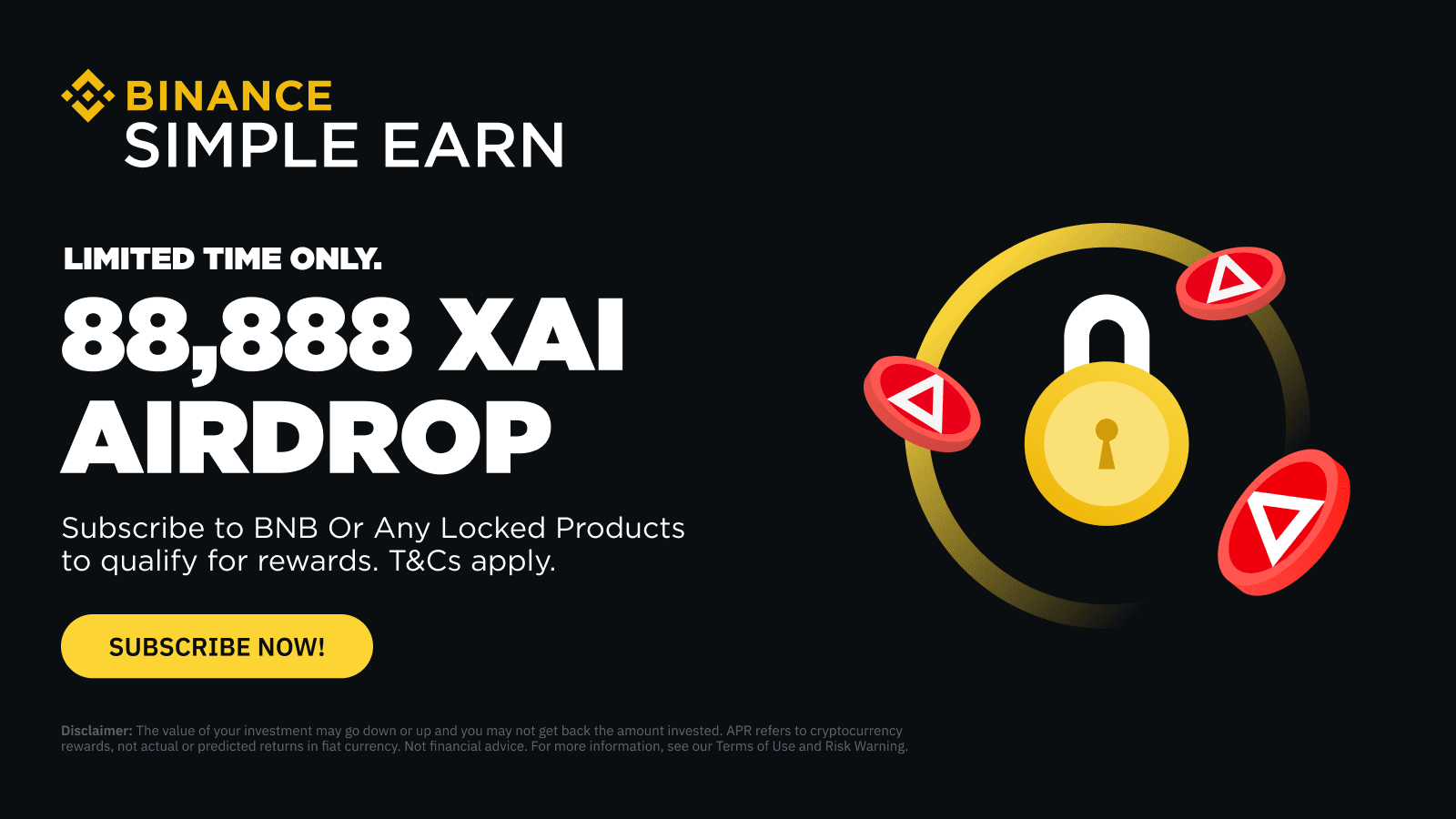 Binance Simple Earn: Subscribe Your BNB or Other Tokens to Locked Products Now to Share 88,888 ...