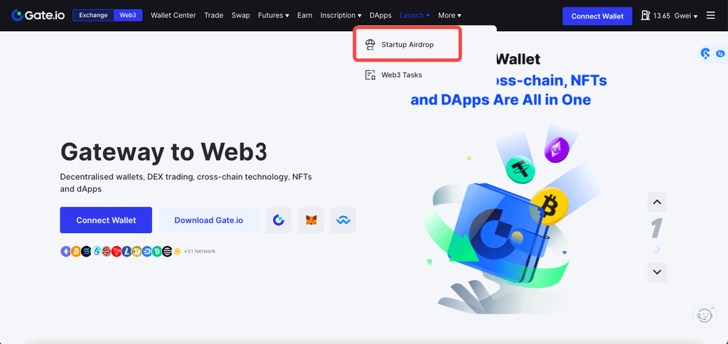 Announcement on Gate Web3 Startup Project Reboot World (RBT) and Rules of Participation in Win ...