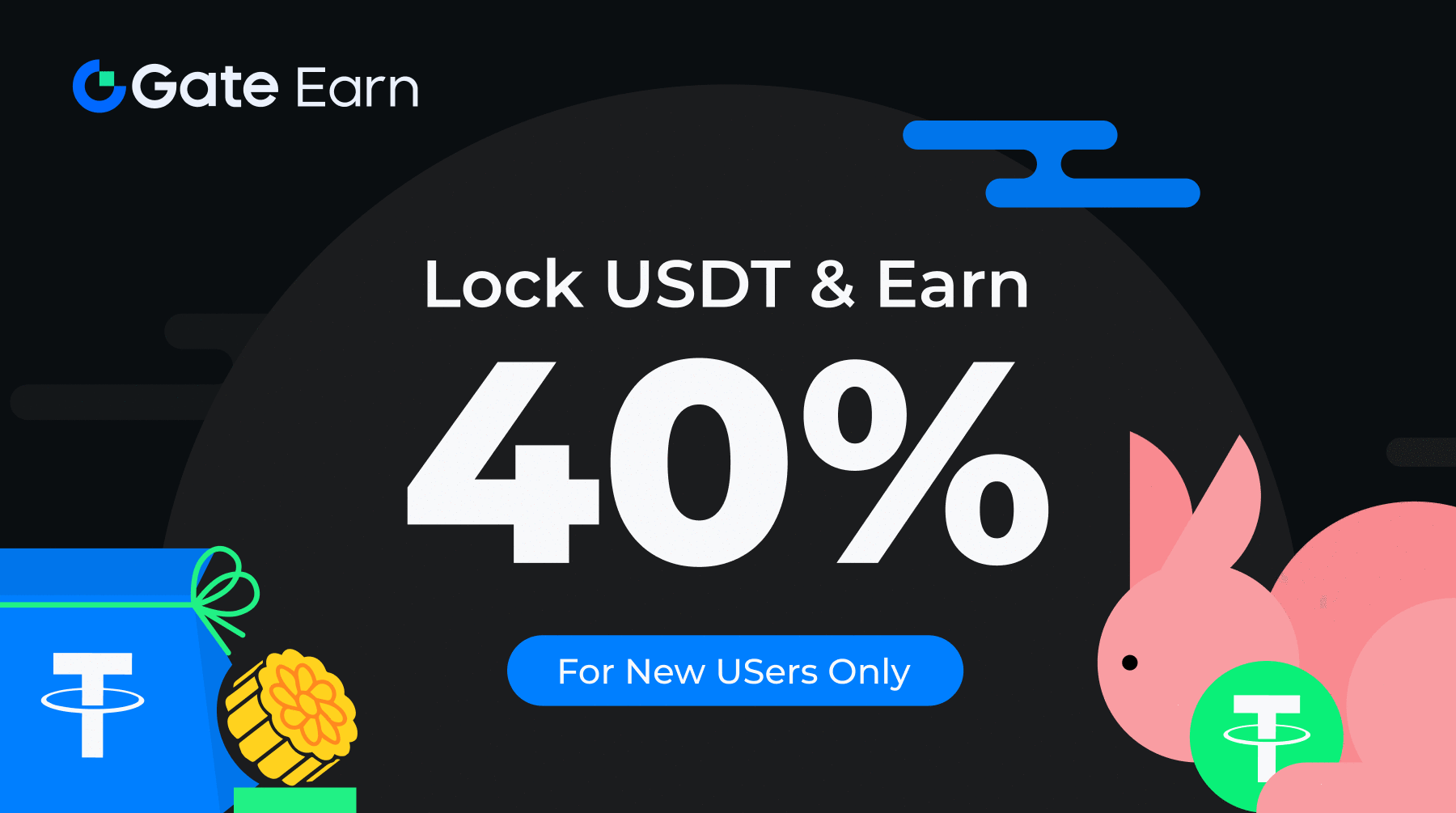 Gate.io USDT福利理财上新，首次理财用户享40%年化收益！ - 芝麻开门 | CoinCarp